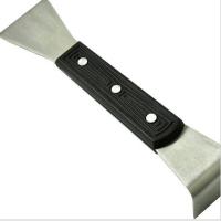 China Bee Hive Eqipment Stainless Steel Hive Tool With Wooden Handle For Beekeeping for sale