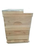 China High Quality Chinese Fir Wood Bee Hive Easy To Assemble Natural Material Dadant Beehive for sale