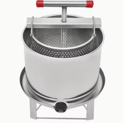 China Stainless Steel Honey Presser / Bee Wax Press Machine For Beekeeping Machine With Heating Function for sale
