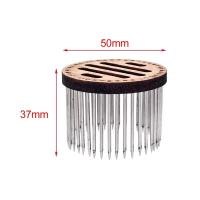 China Stainless Steel Needles Queen Bee Cage 50*37mm Wood Material for Beekeeping for sale