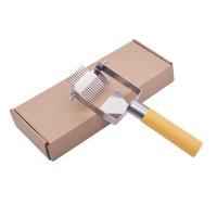 China Stainless Steel Needles Uncapping Fork with Plastic Handle and Ergonomic Grip for Beekeeping Equipment for sale