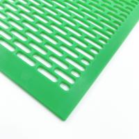 China Bee Queen Excluder Beehive Green Elliptical Hole Plastic Excluder for sale