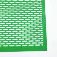China Bee Queen Excluder Beehive Green Elliptical Hole Plastic Excluder for sale