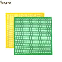 China Bee Queen Excluder Beehive Green Elliptical Hole Plastic Excluder for sale