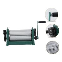 China Embossing Bee Wax Press Mold Comb Emboss Used Manual Aluminum Alloy Roller Embosser Beeswax Foundation Machine for sale