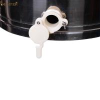 China 6 Frames Stainless Steel Manual Honey Extractor Hand Crank Extractor With Legs for sale