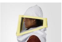 China Soft and Solid White Square Bee Veil and Round Hat for Comfortable and Breathable Beekeeping Outfits for sale