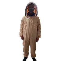 China Cotton And Terylene beekeeping protective clothing With Apricot thin pointed hat bee clothes jumpsuit