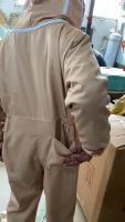 China Cotton And Terylene beekeeping protective clothing With Apricot thin pointed hat bee clothes jumpsuit