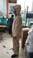 China Cotton And Terylene beekeeping protective clothing With Apricot thin pointed hat bee clothes jumpsuit