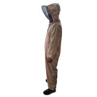 China Apricot Color Thicker Bee Suit Beekeeping Jacket Free Size for Beekeepers for sale
