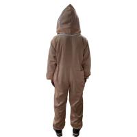 China Apricot Color Thicker Bee Suit Beekeeping Jacket Free Size for Beekeepers for sale