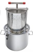 China Stainless Steel Honey And Wax Presser With Honey Tank For Beekeeping Machine New Condition Honey Processing Machine for sale