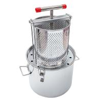 China Stainless Steel Honey And Wax Presser With Honey Tank For Beekeeping Machine New Condition Honey Processing Machine for sale