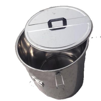 China 201 Stainless Steel Honey Tank with Locks 350kgs Capacity for sale