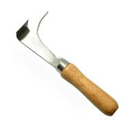 China BEESTAR Stainless Steel Beehive Scraper Hive Tools with Wooden Handle for Wholesale and Farming for sale