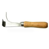China BEESTAR Stainless Steel Beehive Scraper Hive Tools with Wooden Handle for Wholesale and Farming for sale