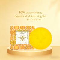 China Handmade Organic Honey Soap with 10% Honey Content pH-neutral and Strong Honey Fragrance for All Skin Types for sale