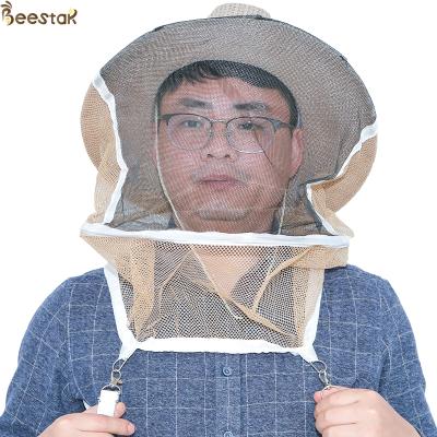 China Cowboy Style Brown Color Free Size Beekeeping Hat Bee Protect Hat for Anti Bee Protection for sale