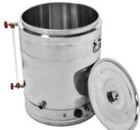 China 90L New Style Stainless Steel Honey Heating Tank Interlayer Water Heating Honey Storage Barrel for sale
