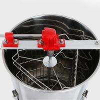 China 3 Frame Manual Honey Extractor with Quick Delivery and Stainless Steel Construction for sale