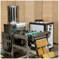 China Automatic Beeswax Foundation Machine with Stainless Steel Construction, 220V-380V Power, and 350mm-750mm Roller Length for Efficient Beeswax Sheet Production for sale