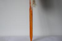China Single Row Bristle or Horsehair Red Paintting Wood Handle Bee Brush for sale