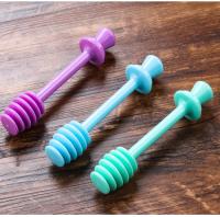 China Plastic Honey Splash Bar Honey Bar Multi-Color Plastic Honey Dipper for Eat for sale