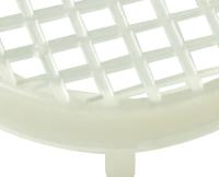 China Round Queen Cage Queen Rearing Beekeeping Plastic Bee Queen Catcher White Color for sale
