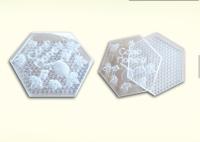 China Wholesale Hexagon Shaped Plastic Honey Storage Foundation Honey Comb Frames for beekeeping for sale