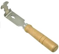 China Plated Steel Bee Hive Equipment Beehive Frame Cleaner With Wooden Handle for cleaning for sale