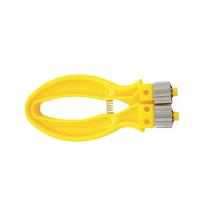 China Plastic Handle Wire Crimper with 13cm Length and Yellow Zinc Plated for Beehive Frames Beekeeping Tool for sale