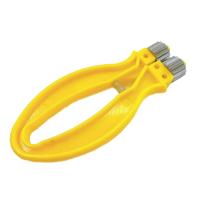 China Plastic Handle Wire Crimper with 13cm Length and Yellow Zinc Plated for Beehive Frames Beekeeping Tool for sale