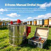 China 8 Frame Electric Honey Extractor Stainless Steel Honey Centrifuge Beekeeping Equipment for sale