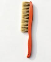 China Red Painting Wooden Handle Three Row Bristle Bee Brush for Gentle Beekeeping for sale