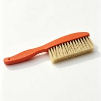 China Red Painting Wooden Handle Three Row Bristle Bee Brush for Gentle Beekeeping for sale