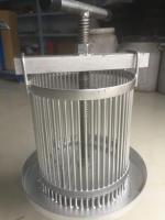 China Stainless Steel Wax Presser with 26cm Diameter and Iron Frame for Beeswax Foundation Machine for sale