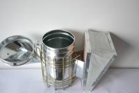 China Stainless Steel M Size American Style Bee Hive Smoker for Beekeeping for sale