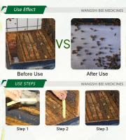 China Fluvalinate Strip Bee Medicine 40mg/Strip 20 Strips/Bag Kills 90% of Bee Mites Varroa Mite Killer for sale