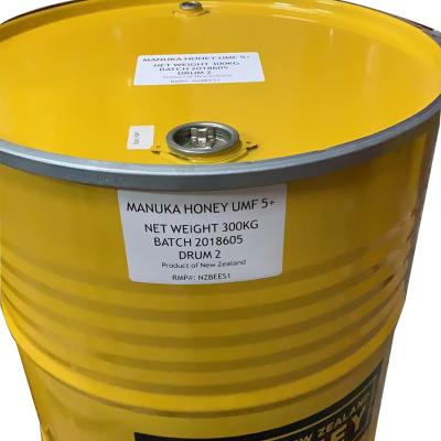 China New Zealand MGO50+ Manuka Honey 300kg/drum Pure Raw Natural Bee Honey for sale