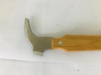 China Multifunctional Bee Hive Equipment Stainless Steel Hive Tool With Wooden Handle For Beekeeping for sale