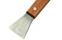 China Beekeeping Tool Stainless Steel Hive Tool Scraper With Wooden Handle For Beekeeping for sale