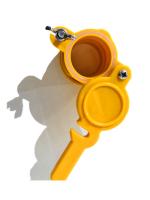 China Honey Extractor Accessory  Honey Gate Yellow Color for Beekeeping for sale