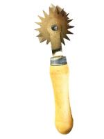 China Short Wheel Embedder Beehive Tools Wooden Handle Big Wheel Gear Embedder Beekeeping Tools for sale
