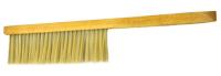 China Double Rows Wooden Handle Plastic Hair Bee Brushes For Beekeeping for sale