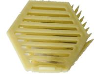 China White Color Plastic Hexagon Needle Queen Cage of Beekeeping Queen Rearing for sale