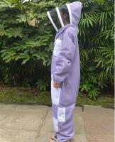 China Three Layer Ventilated Beekeeping Outfits in Fashionable Purple Color for Extra Strength Protection for sale