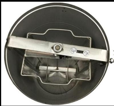 China Economic Manual 2 Frames Stainless Steel Honey Extractor with Plastic Lid and Honey Gate for sale