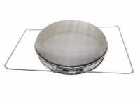 China Double SS Strainer The Top Strainer Bottom is flat Common Quality Honey Strainer Filter for sale