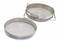 China Double SS Strainer The Top Strainer Bottom is flat Common Quality Honey Strainer Filter for sale